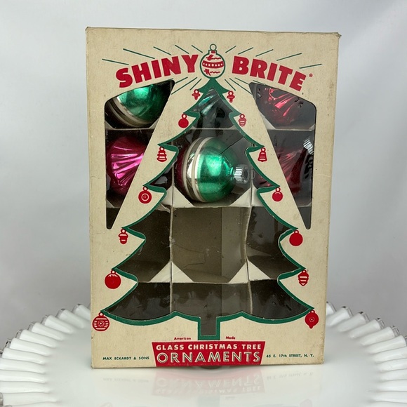 Vintage | Holiday | Vintage Midcentury Shiny Brite Ornaments In ...
